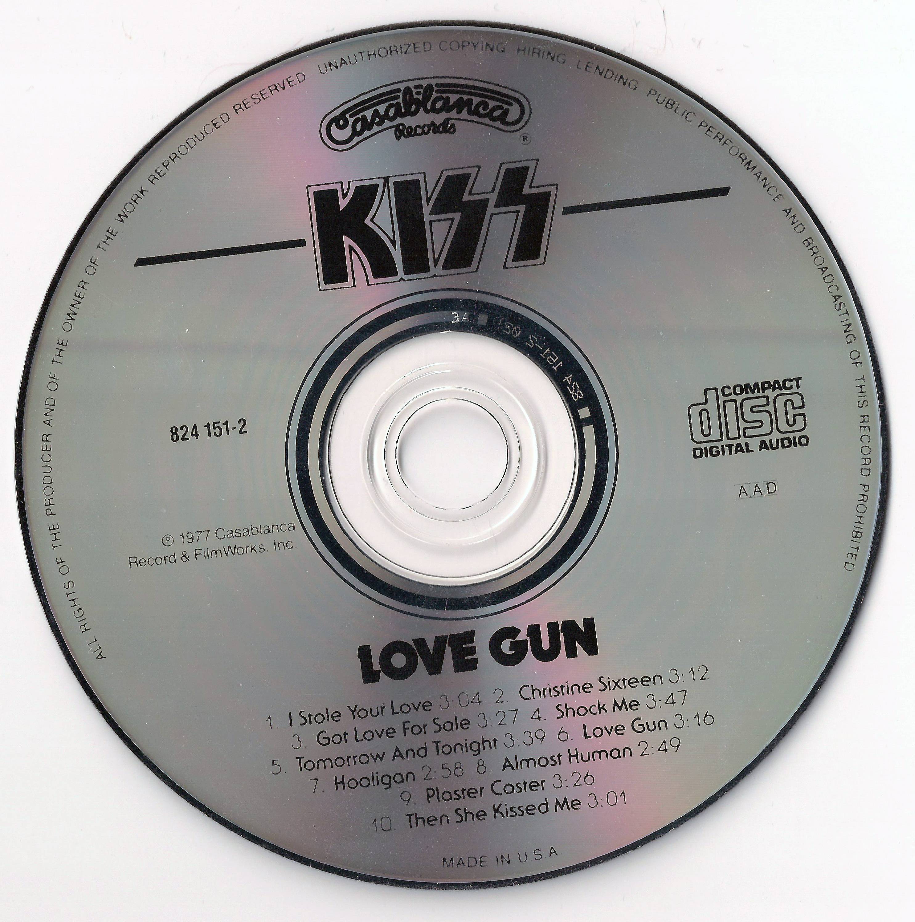 KISS Love Gun : CD | CD Covers | Cover Century | Over 1.000.000 Album ...